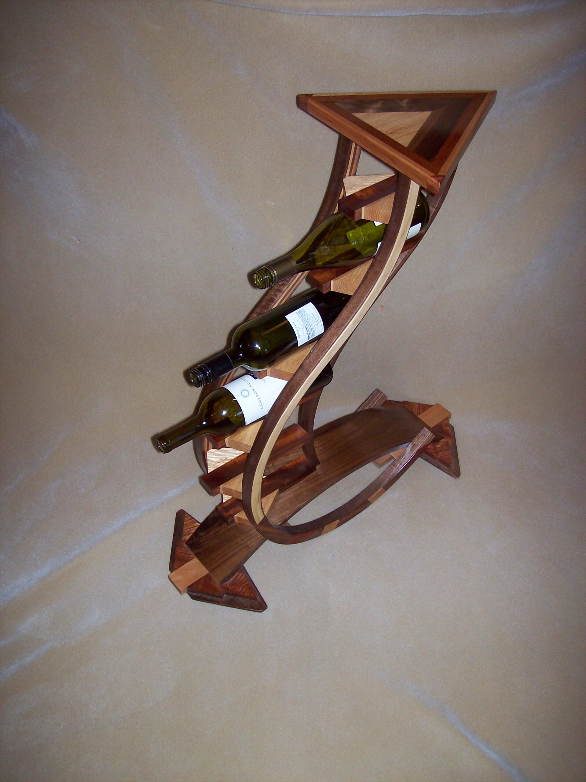 WINE BOTTLE HOLDER - W.S. Woodmasters
