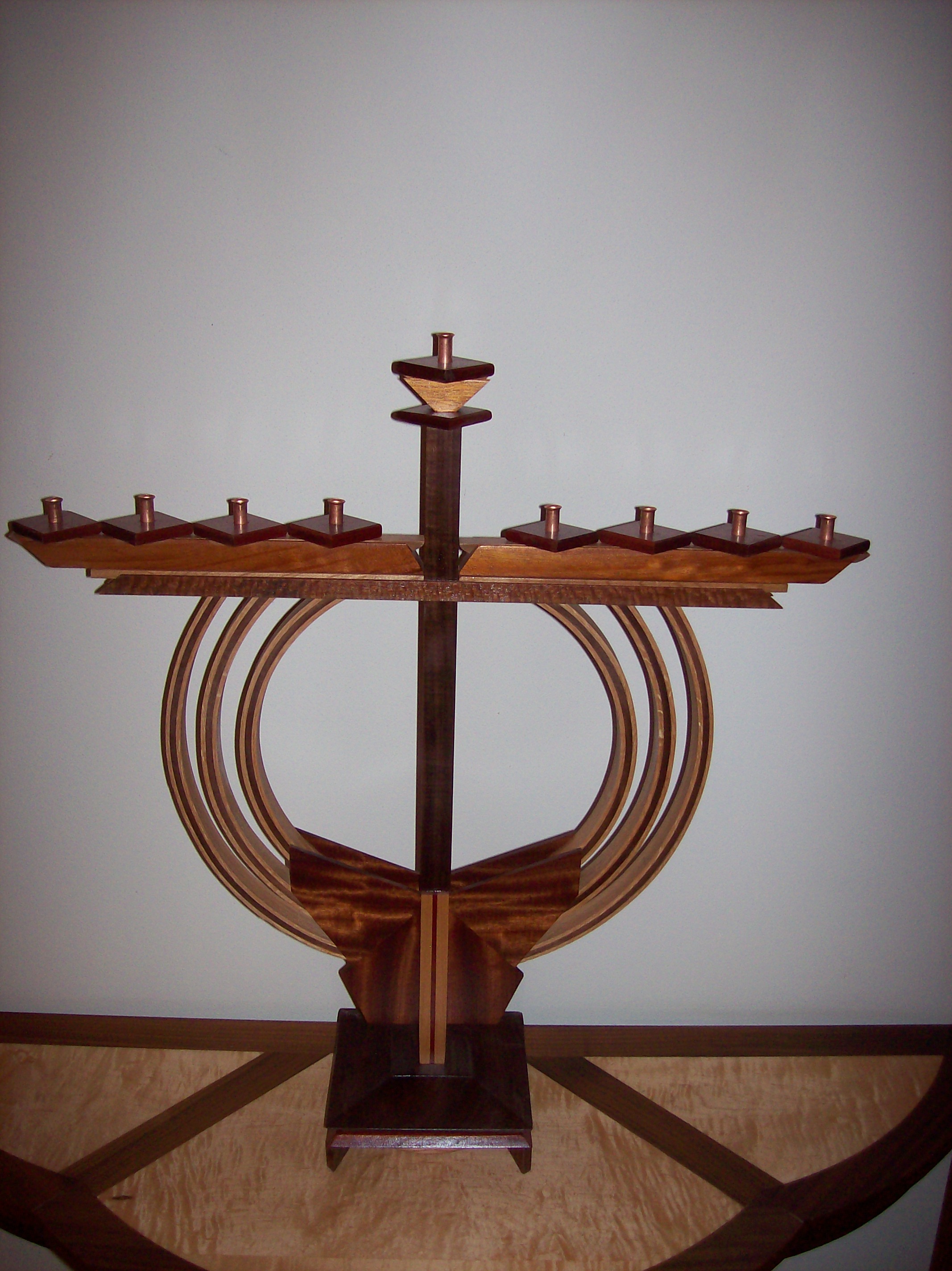 BUTTERFLY MENORAH - W.S. Woodmasters
